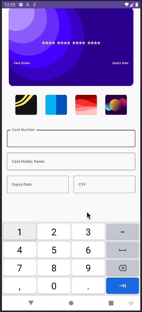 composecards is a beautifully designed payment view library for credit