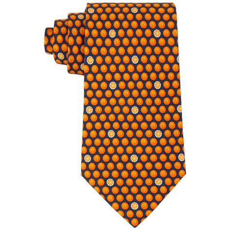 Hermes Red And Grey Hippo Print Silk Tie For Sale At 1stdibs