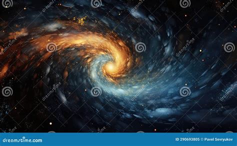 Twist Cosmic Whirlpool Abstract Stock Illustration Illustration Of Glow Curve 290693805