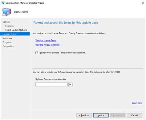 updating to version 2010 configmgr current branch lab demo