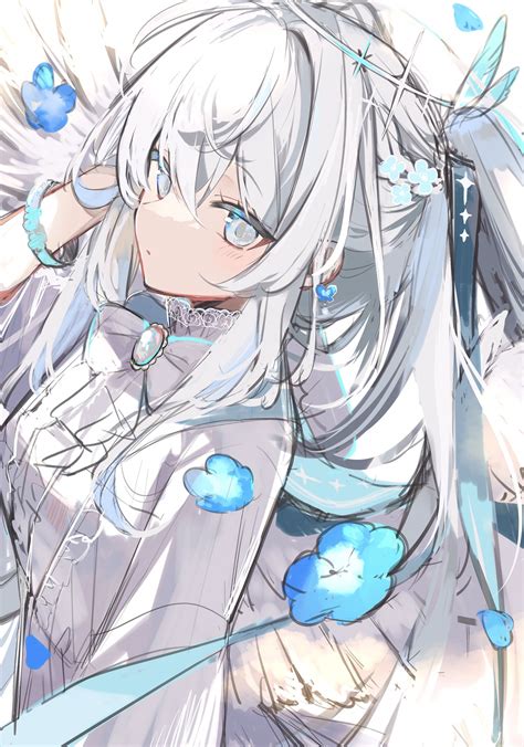 隠居生活シロピー💙コラボパーカー予約受付中💜 On Twitter 可愛い天使キャラ出来そう🕊