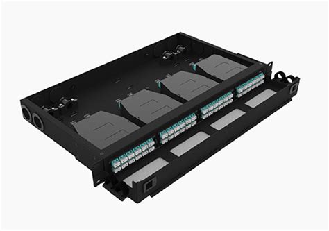 96ports Fiber Patch Panel 1u Multimode Om4 Mtp® Lc Abalone