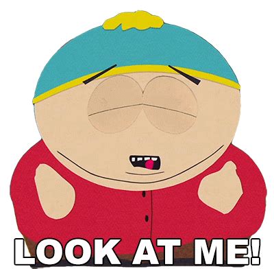 Look At Me Eric Cartman Sticker Look At Me Eric Cartman South Park