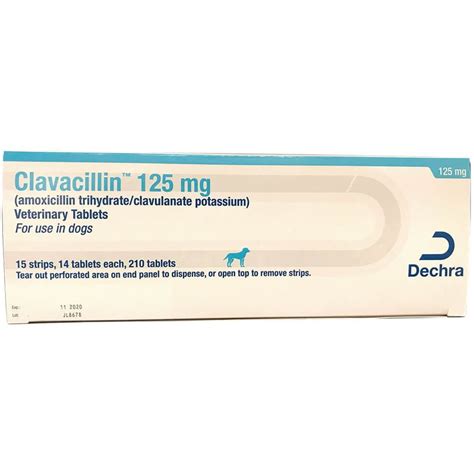 Rx Clavacillin Amoxicillin Trihydrate Clavulanate Potassium Tablets