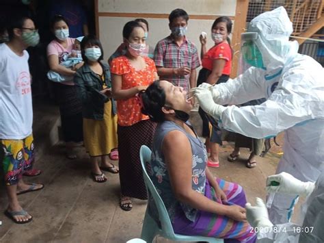 မော်လမြိုင် ၁၀ မြို့နယ်ဆောင်ရှိ Community Based Facility Quarantine