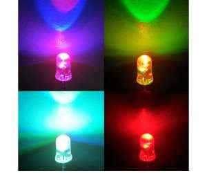 Microtivity Mm RGB Slow Rotating LED W Resistors Pack Of