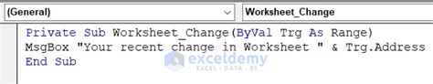 Excel Vba Events A Complete Guideline Exceldemy