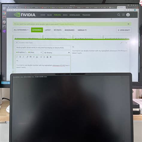 Nvidia Graphic Driver Works In Only External Display On Ubuntu1804 Linux Nvidia Developer