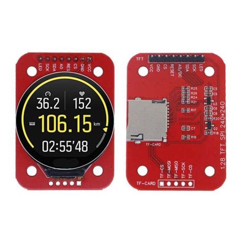 tft display 1 28 inch tft lcd display module round rgb 240 240 gc9a01 driver 4 wire spi