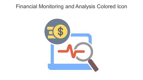 Financial Monitoring And Analysis Colored Icon In Powerpoint Pptx Png And Editable Eps Format