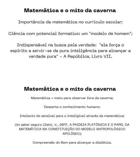 Matemática E O Mito Da Caverna Pdf