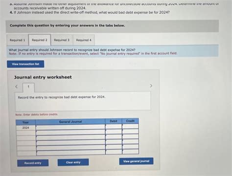 Solved Exercise Algo Uncollectible Accounts Chegg