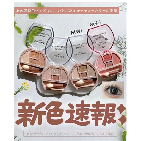 【現貨預購】canmake 淚袋 眼影盤 淚袋美妝盤 眼影 零失敗 3d裸妝美瞳組 裸妝 美瞳 蝦皮購物