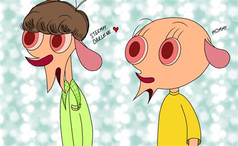 Surprised Ren And Little Ricky Over Stimpy By Marjulsansil On Deviantart