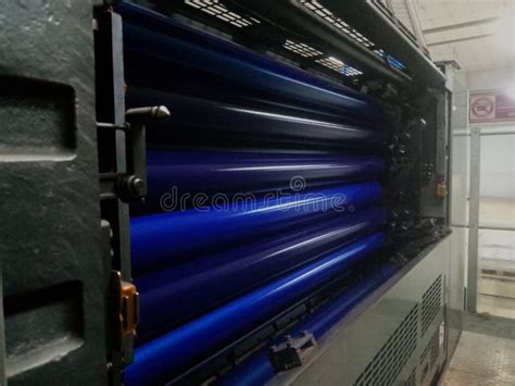 The Machine Offsets The Large Printing Industry The Cylinder Of The Printing Press Via The