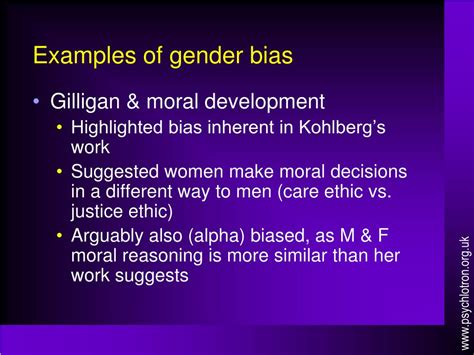 Ppt Gender Bias In Psychology Powerpoint Presentation Free Download