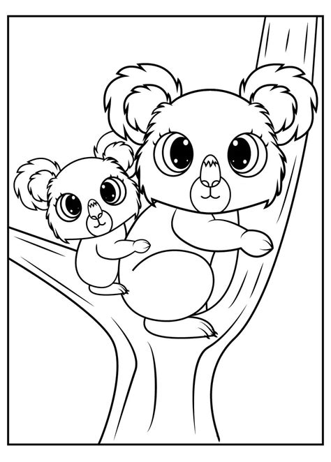 Letra K Y Koala Para Colorear Imprimir E Dibujar Coloringonly Com