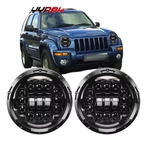 Kh Faros Led Redondos De 7 Pulgadas Para Jeep Liberty Pair Meses Sin Interés
