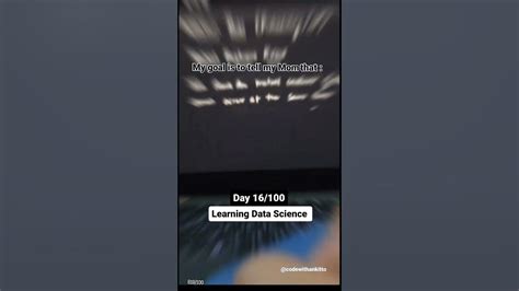 Day 16100 Of My Data Science Learning Journey Datascience