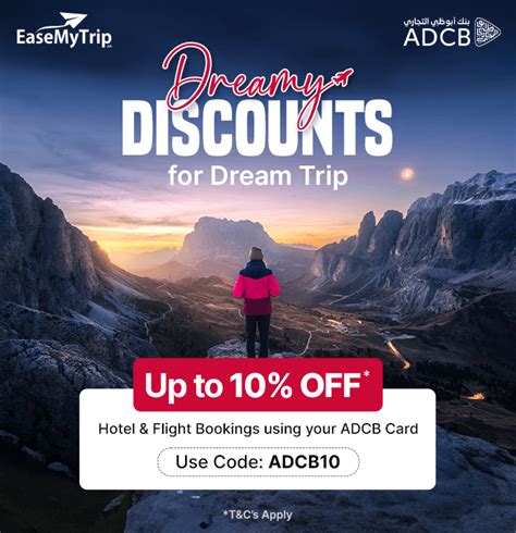 ADCB Offer Enjoy OFF On Flight Hotel Bookings