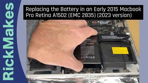 Replacing The Battery In An Early 2015 Macbook Pro Retina A1502 EMC