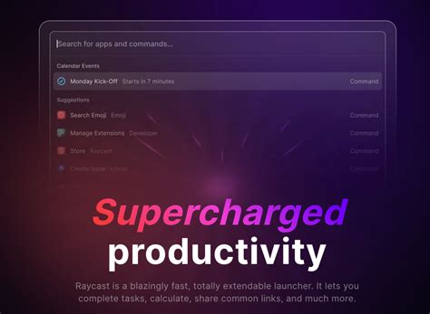 생산성에 진심인 자의 Raycast 세팅 엿보기 for macOS