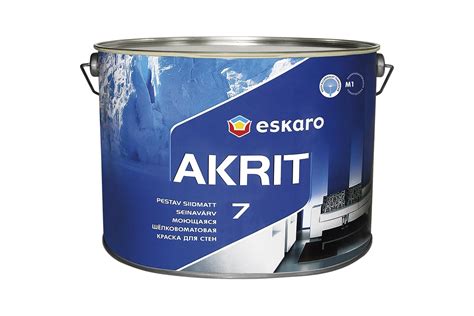 Краска Eskaro Akrit-7 9.5 л 17950 - выгодная цена, отзывы ...