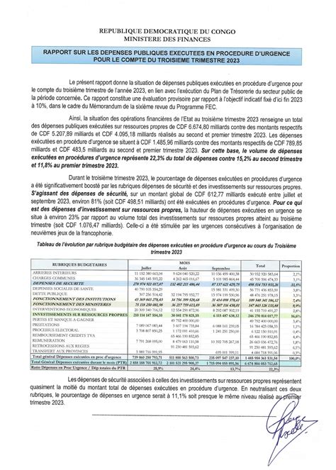 Accueil Ministère Des Finances De La République Démocratique Du Congo