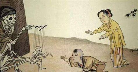 宋朝留下的一幅“鬼画”，堪称故宫最阴森古怪文物，至今无人看懂骷髅李嵩妇人