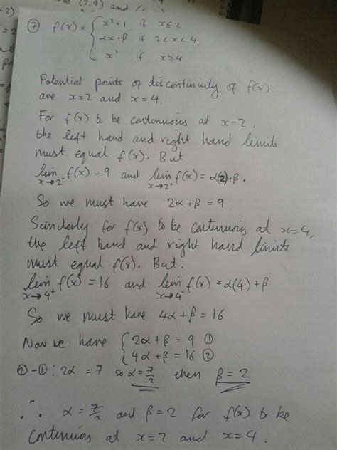 Real Analysis Continuity Of A Piecewise Function With Left And Right Hand Limits Mathematics