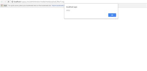 Xss Via Svg File Upload In Cuppacms Issue Cuppacms Cuppacms