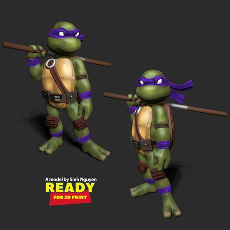 Donatello Teenage Mutant Ninja Turtles 3d Model 3d Printable Cgtrader