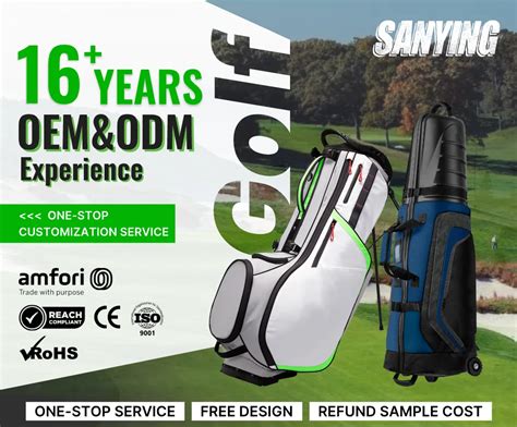 14 Way Golf Stand Bag Dual Strap Golf Bags With Stand Lightweight And