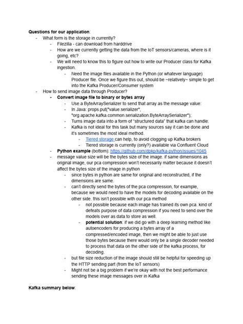 Kafka Notes Pdf Cloud Computing Computer Architecture