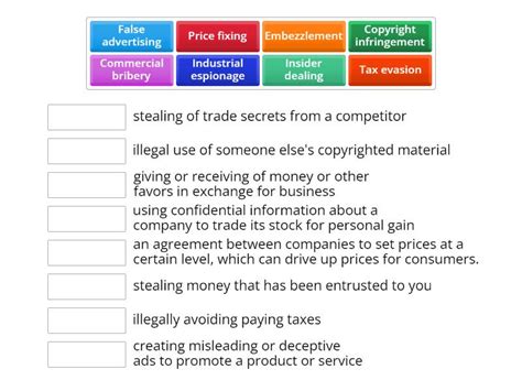 Corporate Crime Match Up