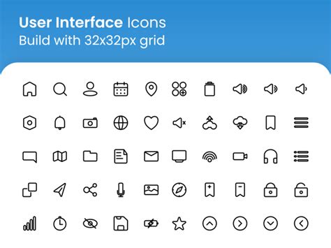 Essential Interface Icon Set Free Figma Resource Figma Elements