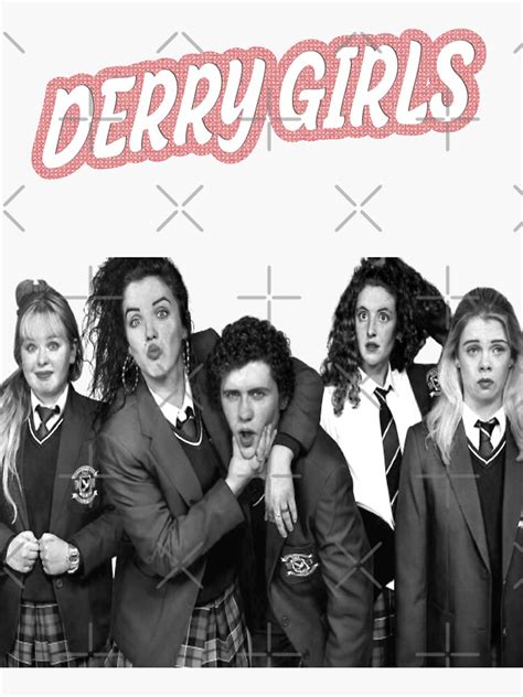 Derry Girls Sticker For Sale By Fakehala Redbubble