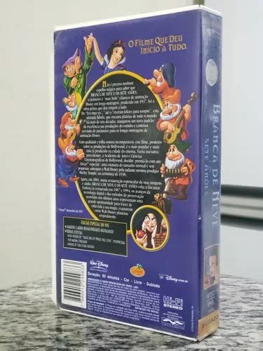 Fita Vhs Branca De Neve E Os Sete Anões dublado R 60 em São Paulo