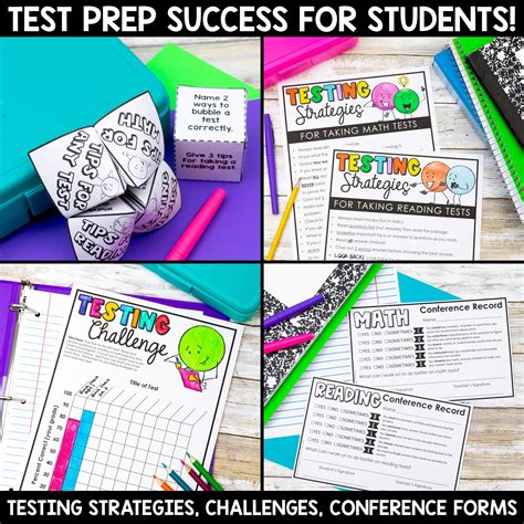 Test Taking Strategies And Motivational Games Classroom Test Prep Activities For State Testing