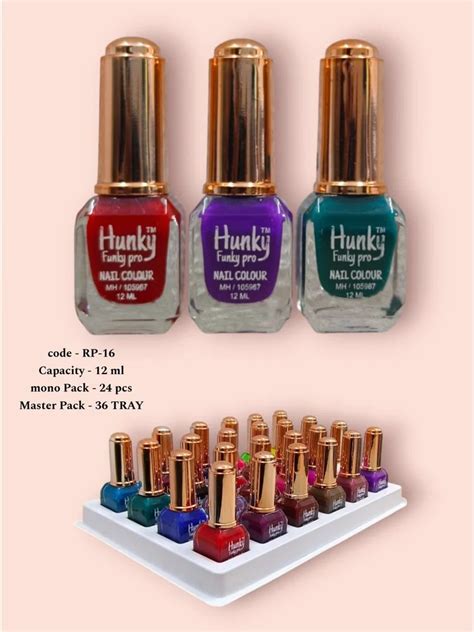 Red Glossy Hunky Funky Pro Nail Colour 10 Ml At ₹ 20piece In Mumbai