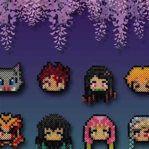 Minecraft Pixel Art Inosuke Kimetsu No Yaiba Demon Slayer Tutorial My