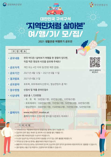 2021 생활관광 여행후기 공모전 공모전 대외활동 링커리어