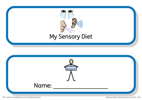 Sensory Diet Teaching Resources
