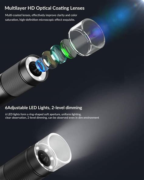 Evil Eye Handheld Digital Microscope 400 800x Hd Digital Microscope For Adults With 2 Lcd