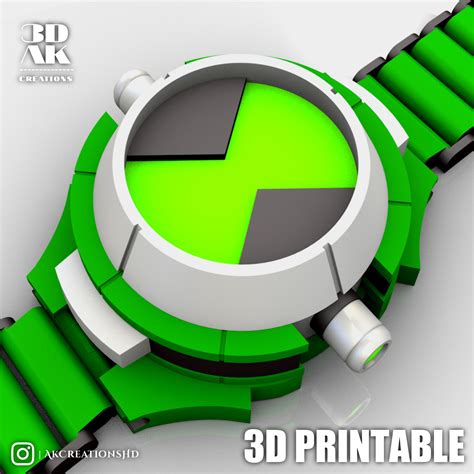 Archivo 3d Omnitrix Ben 10 Alien Force Modelo 3d・objeto De Impresión
