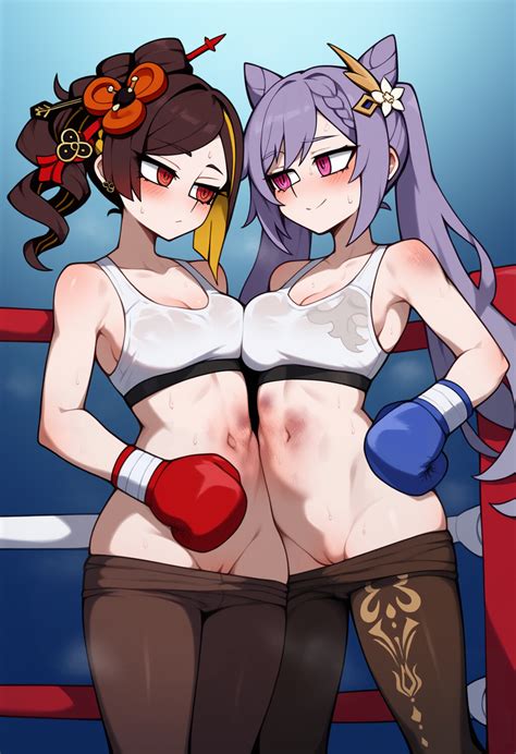 Rule 34 Ai Generated Catfight Chiori Genshin Impact Exposed Pussy Genshin Impact Keqing