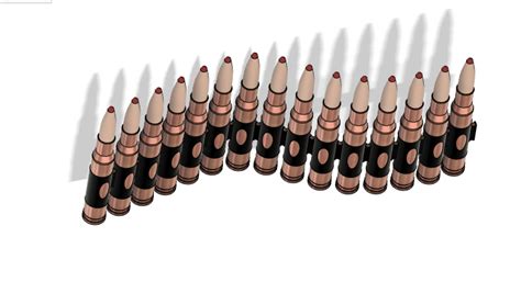 Stl File 12 7 Calibre Ammunition・model To Download And 3d Print・cults