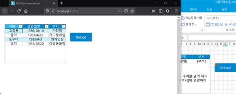 Forguncy Javascript Api Listview Reload Forguncy