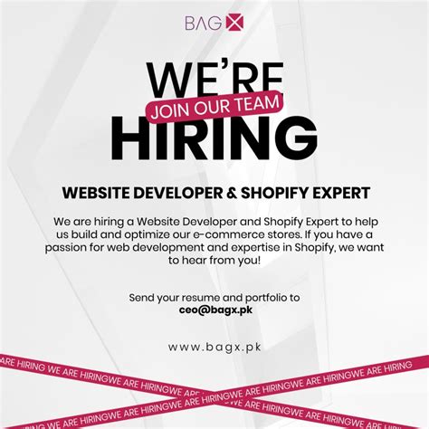 Webdeveloper Shopify Ecommerce Digitalmarketing Techjobs Hiring Lahorejobs Pakistanjobs