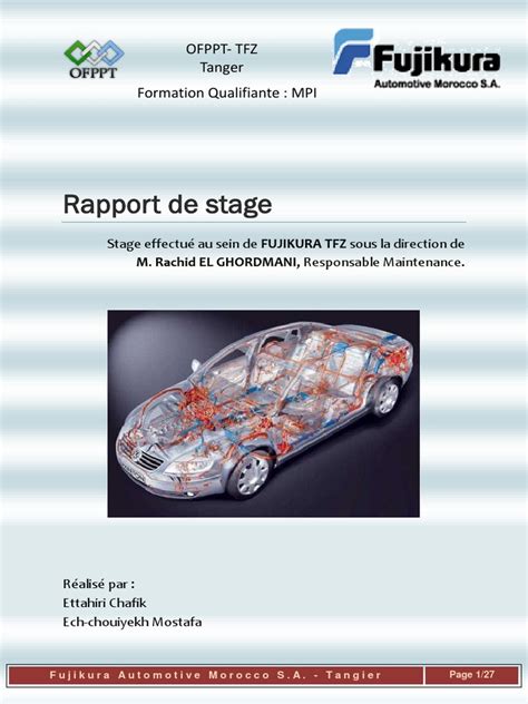 Rapport De Stage Pdf